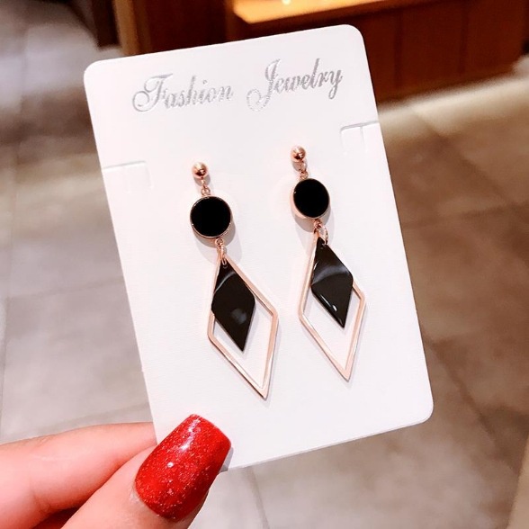 Jual Anting Artistic Long Drop Fashion Model Korea Terbaru Elegant ...