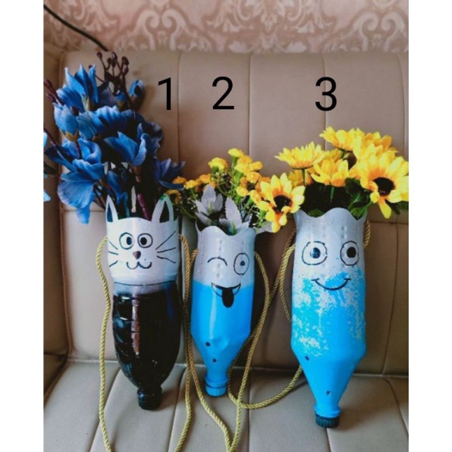 Jual Vas/pot bunga dari botol bekas murah | Shopee Indonesia