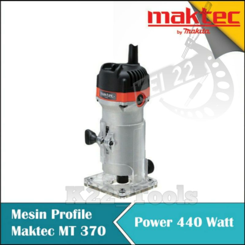 Jual MESIN PROFIL ROUTER TRIMMER KAYU 6MM MAKTEC MT 370 | Shopee Indonesia