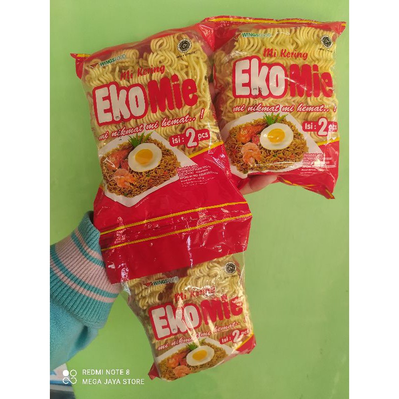 Jual Mie Renceng Eko Mie Isi 2 - Mie Keriting Kuning Mi Nikmat (1 ...