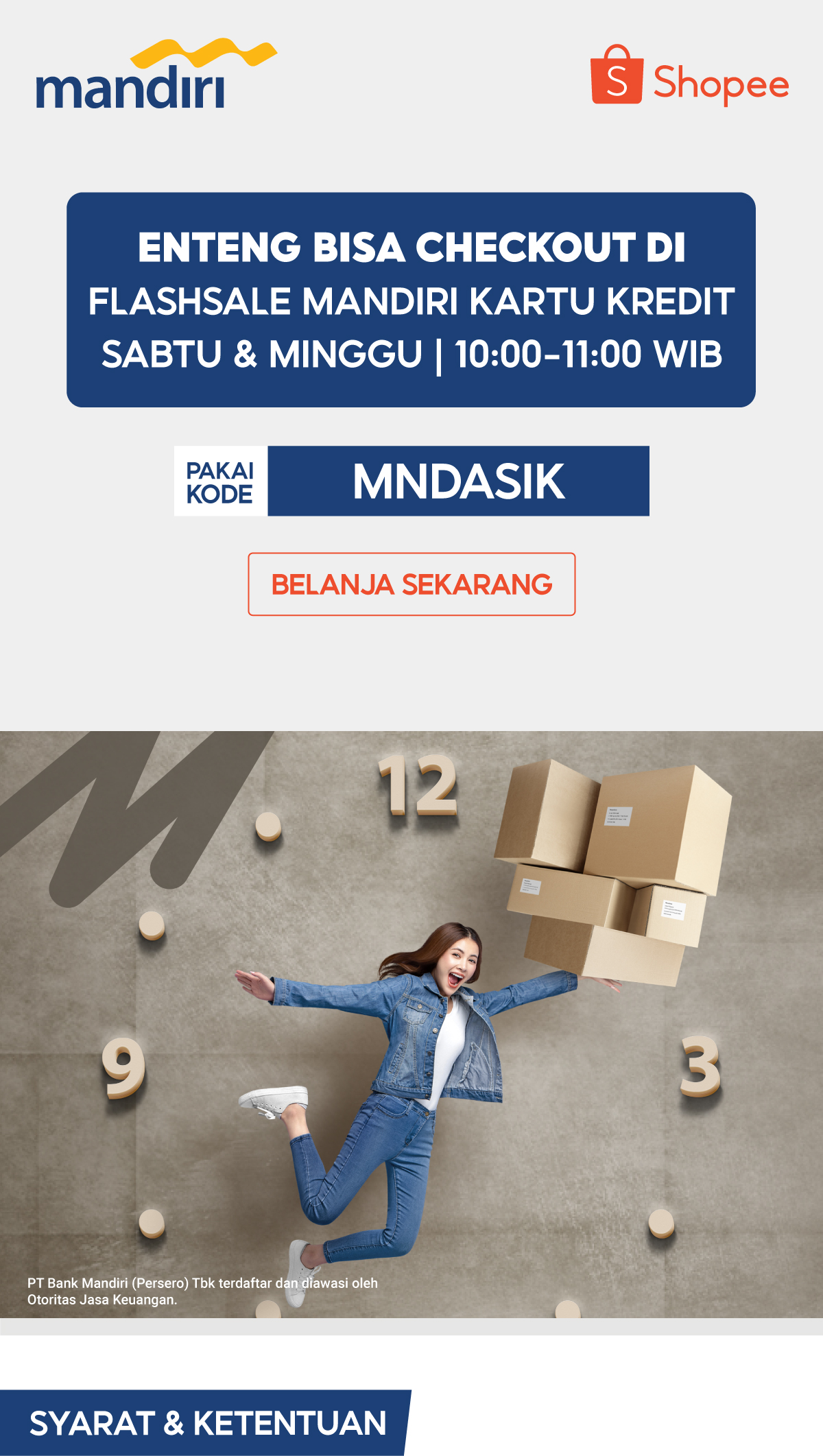 Diskon 500RB dengan Mandiri Kartu Kredit