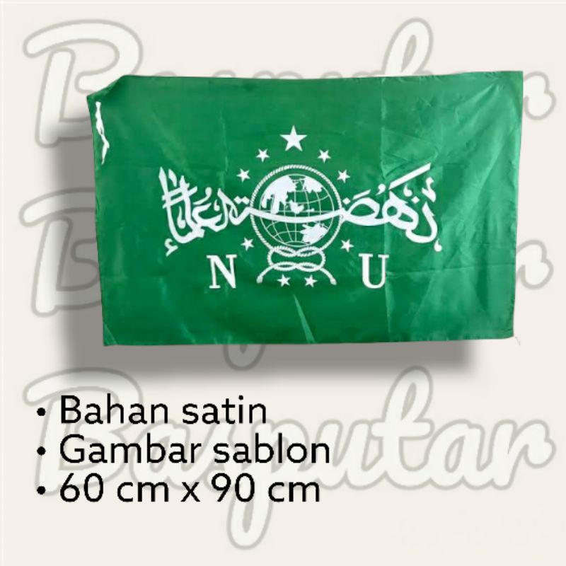 Jual BENDERA NU NAHDLATUL ULAMA BENDERA SATIN NU GAMBAR NU LOGO NU ...