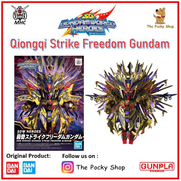 Jual SDW Qiongqi Strike Freedom Gundam | Shopee Indonesia