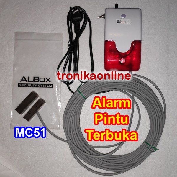 Jual Alarm Pintu Terbuka Door Window Open Alarm Set ADJUSTABLE Delay ON ...