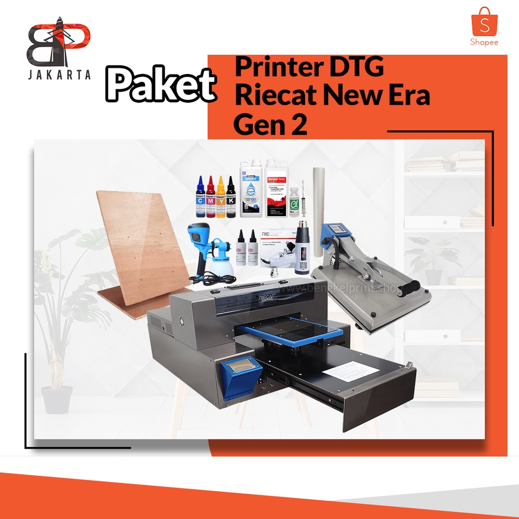 Jual PAKET PRINTER NEW ERA GEN 2 + HEATPRESS | Shopee Indonesia