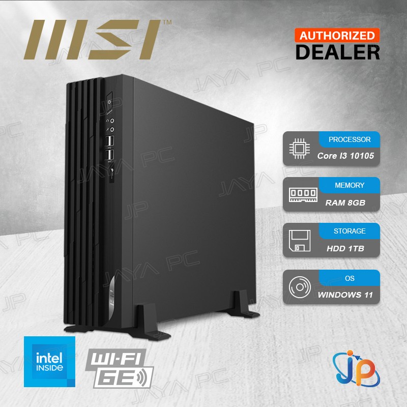 Jual MSI Desktop PC PRO DP130 11th Intel I3 10105/ HDD 1TB/ RAM 8GB ...