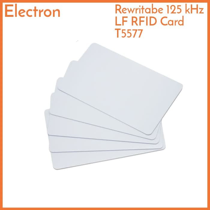 Jual T5577 Card RFID 125 kHz Rewritable Writable Duplicate Clone Copy ...