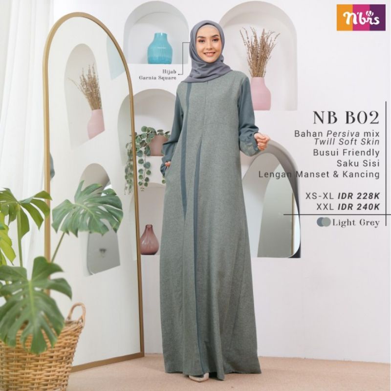 Jual GAMIS NIBRAS TERBARU // GAMIS NB B02 BY NIBRAS // GAMIS BEST SELLER | Shopee Indonesia