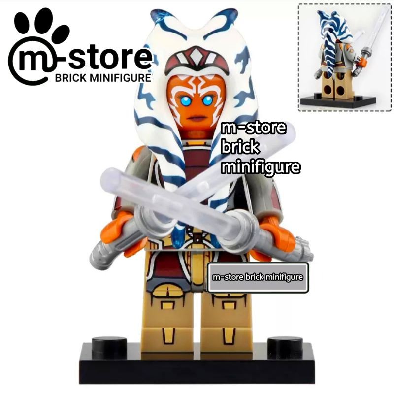 Jual brick star wars adult ahsoka tano mini toy figure | Shopee Indonesia