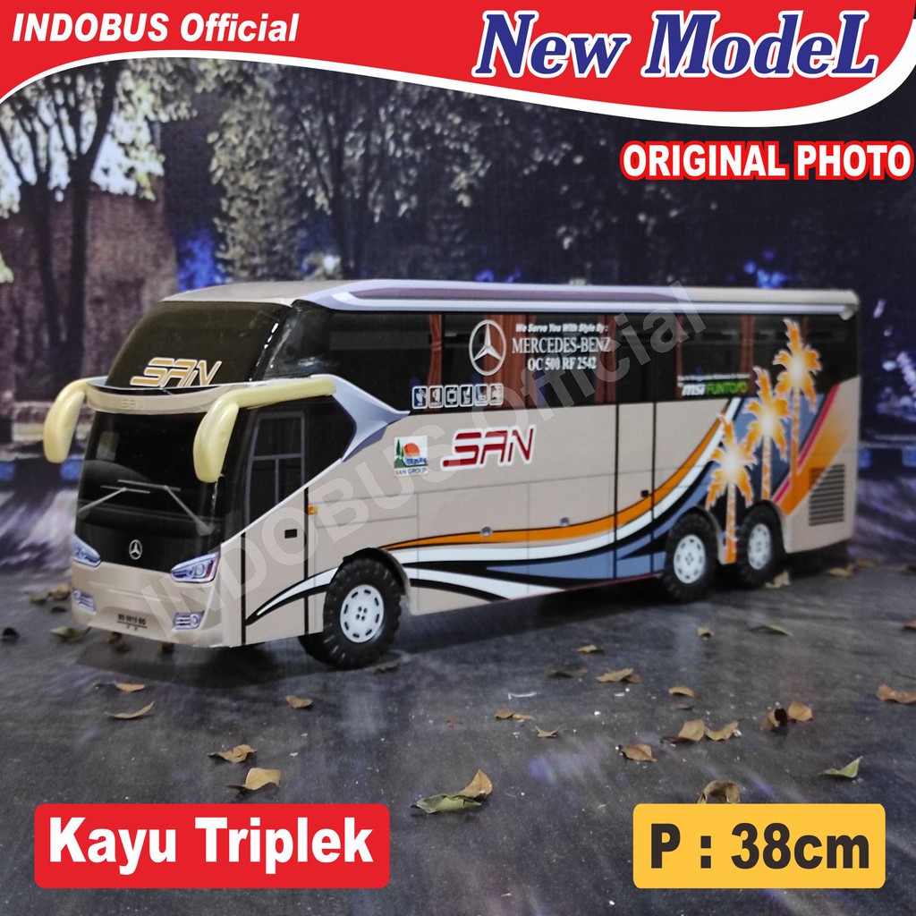 Jual INDOBUS Miniautur Bus Bis SAN Legacy SR2 Tronton | Shopee Indonesia