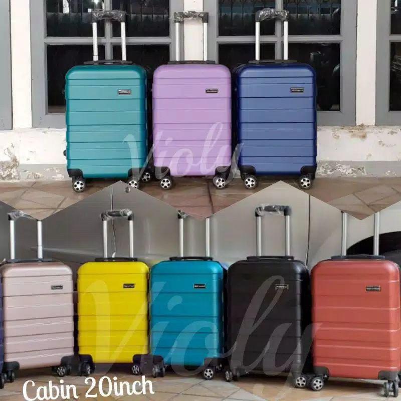 Jual Koper fiber - koper 20 inchi - koper kabin - koper Roda 4 putar ...