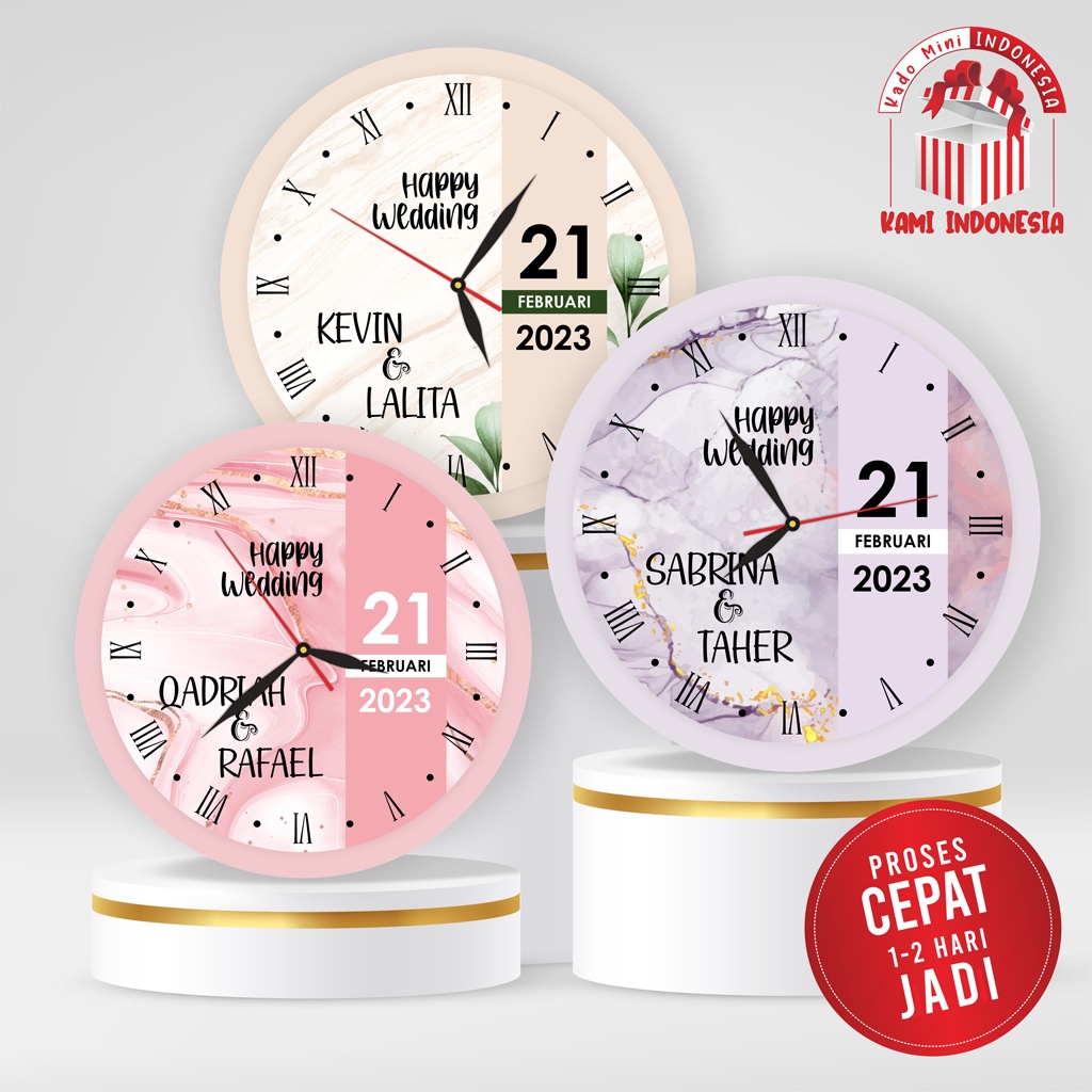 Jual KADO WEDDING JAM DUDUK HADIAH ANNIVERSARY | Shopee Indonesia