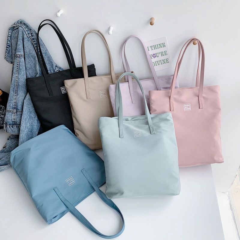 Jual Tas tote bag totebag medium anti air nylon / tas laptop waterproof ...