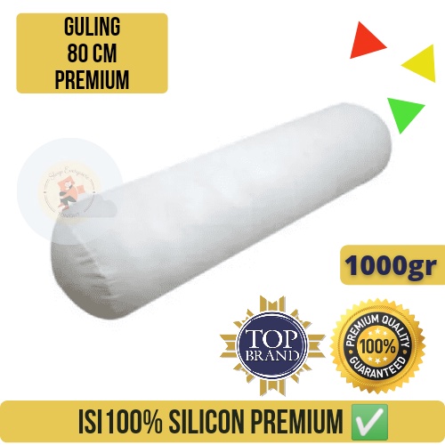 Jual Guling Silicon 80cm isi 1000gr Premium / Guling Dewasa / Guling ...