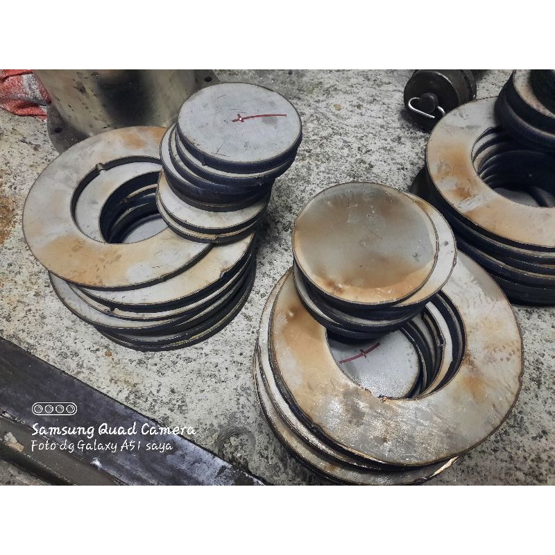 Jual plat bulat stainless 304 tebal 3mm od 101mm x id 50mm | Shopee ...