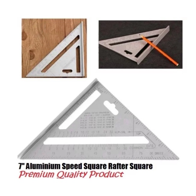Jual SPEED SQUARE Penggaris Siku Segitiga Siku Tukang Alumunium Speed ...