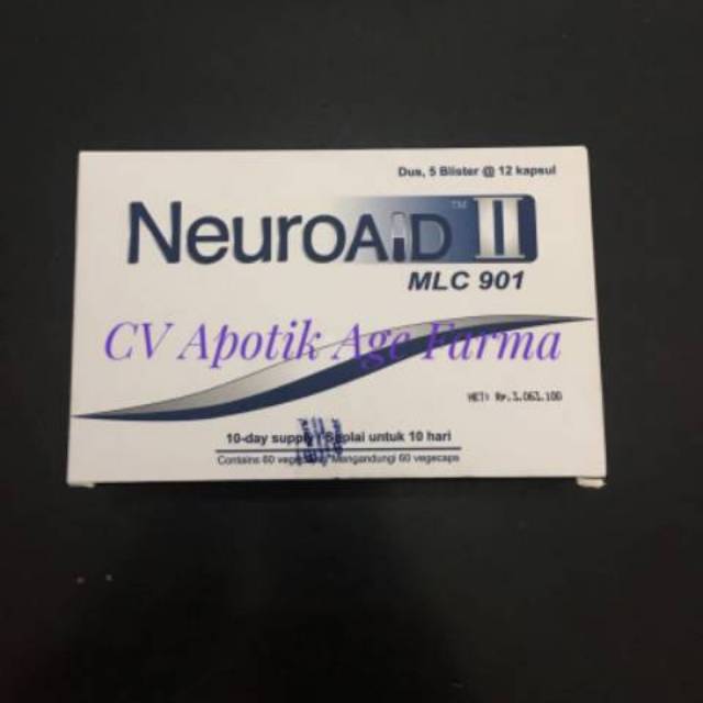 Jual Neuroaid II Capsule isi 60 (Mersi) Original dan berlisensi BPOM ...