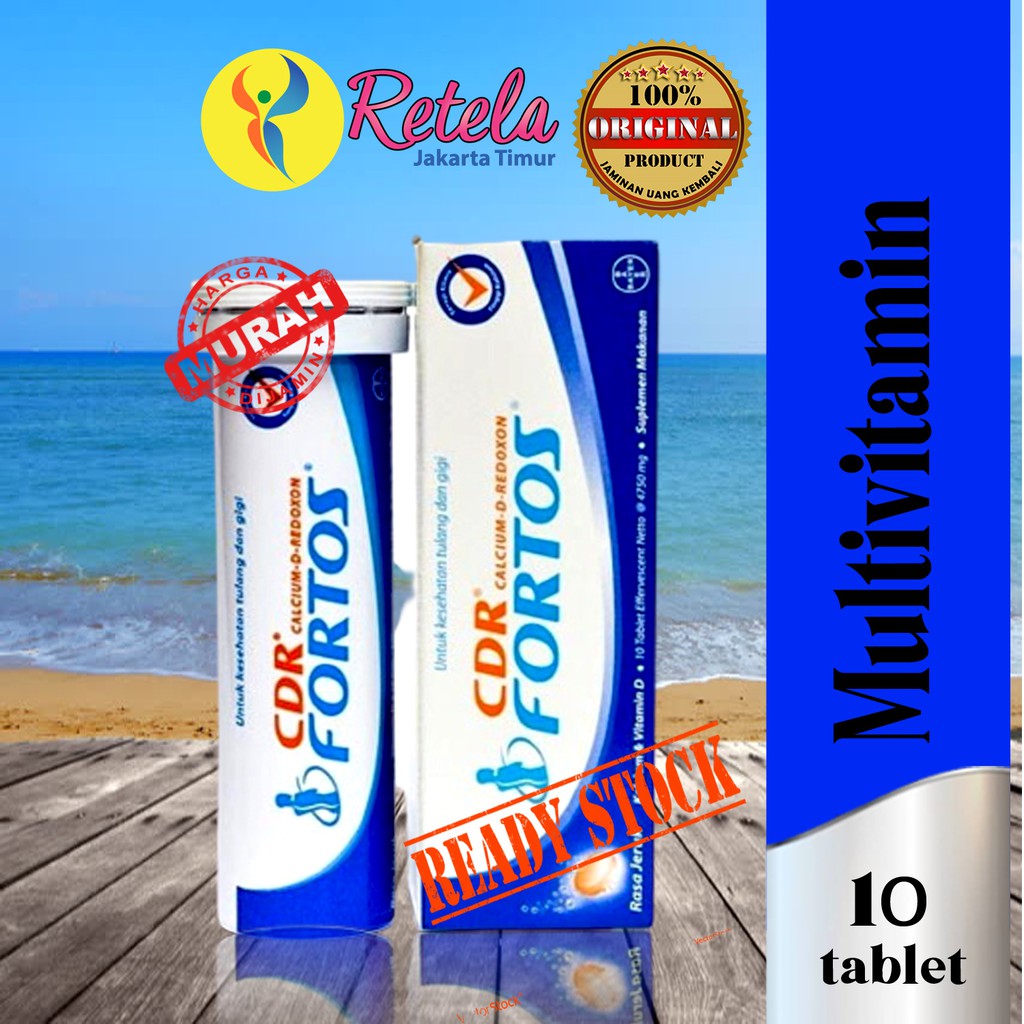 Jual Cdr Calsium D Redoxon Fortos 460 Mg Multivitamin Vitamin C ...