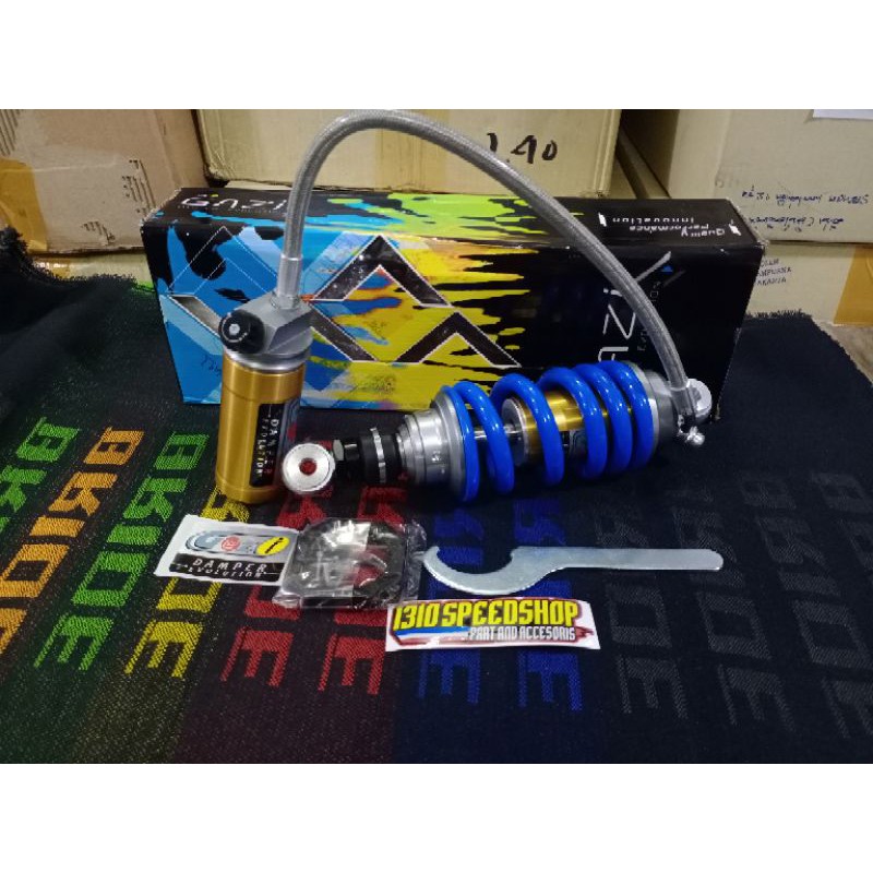 Jual SHOCKBREAKER MONOSHOCK GAZI TABUNG PISAH WARNA KUNING TABUNG GOLD ...