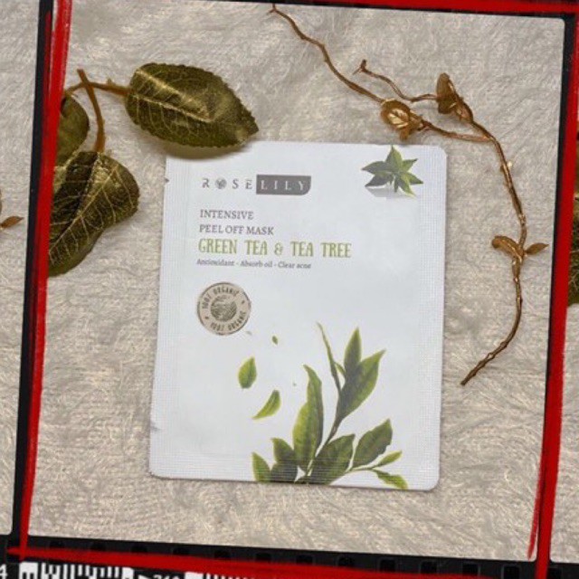 Jual MASKER ORGANIK PEEL OFF MASK BY ROSELILY (GREEN TEA & TEA TREE ...