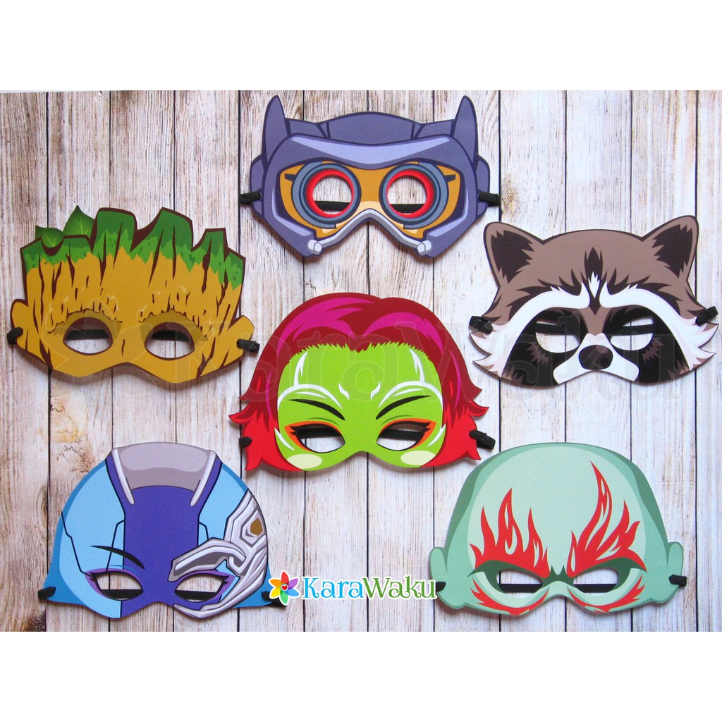 Jual Topeng Ultah Superhero Avengers - Guardian of the Galaxy / Groot ...