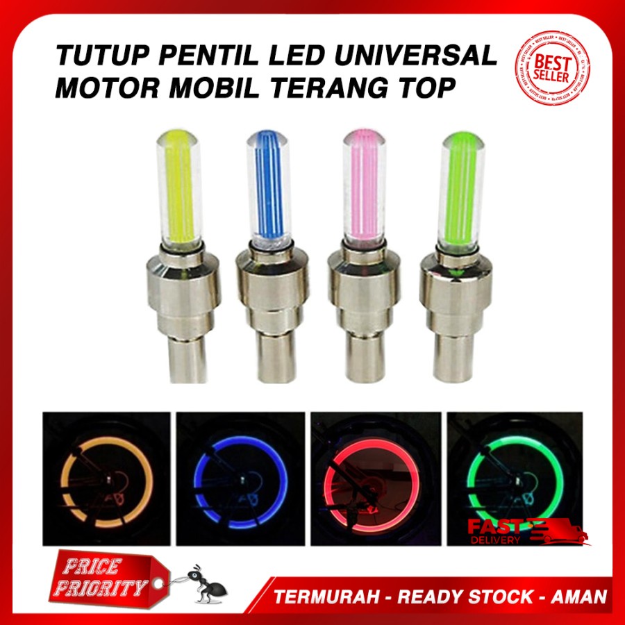 Jual TUTUP PENTIL BAN LED / LAMPU BAN LED / LED PENTIL MOTOR MOBIL ...