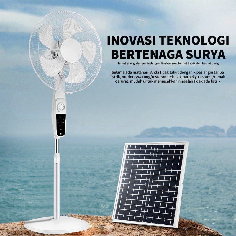 Jual Damov Kipas angin listrik tenaga surya Dapat mengisi daya kipas ...