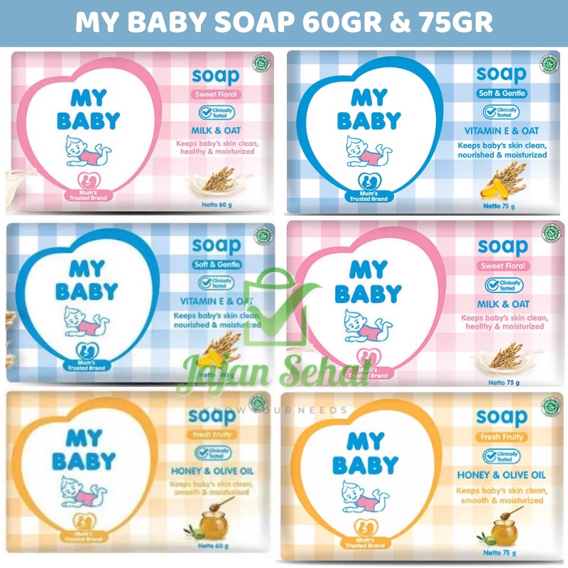 Jual My Baby Soap Sabun Batang 60gr & 75gr | Shopee Indonesia