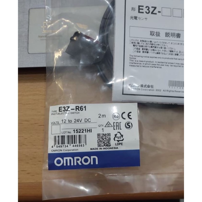 Jual E3Z-R61 E3ZR61 Omron photoelectric sensors PC21 E3Z R61 | Shopee Indonesia