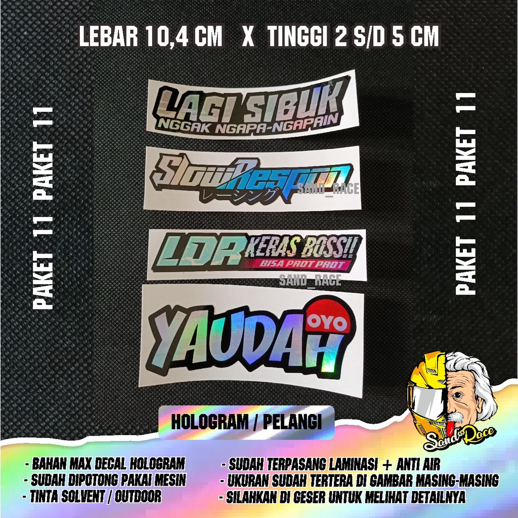 Jual Sticker motor pack hologram / stiker Pack Print & Cut Sticker ... Jual Sticker motor pack hologram / stiker Pack Print & Cut Sticker ...
