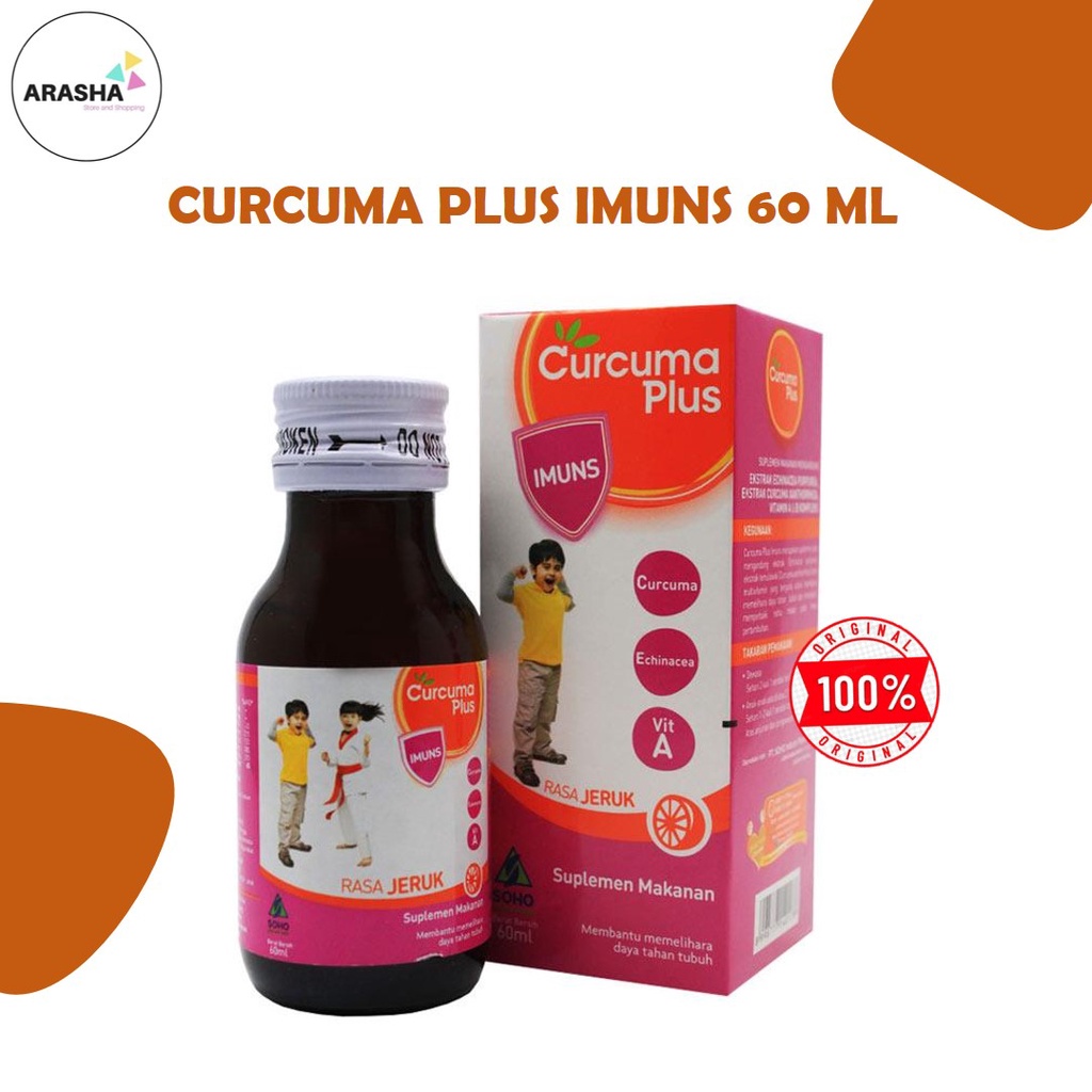 Jual CURCUMA PLUS IMUNS 60 ML Suplemen Vitamin anak, Penambah Nafsu ...