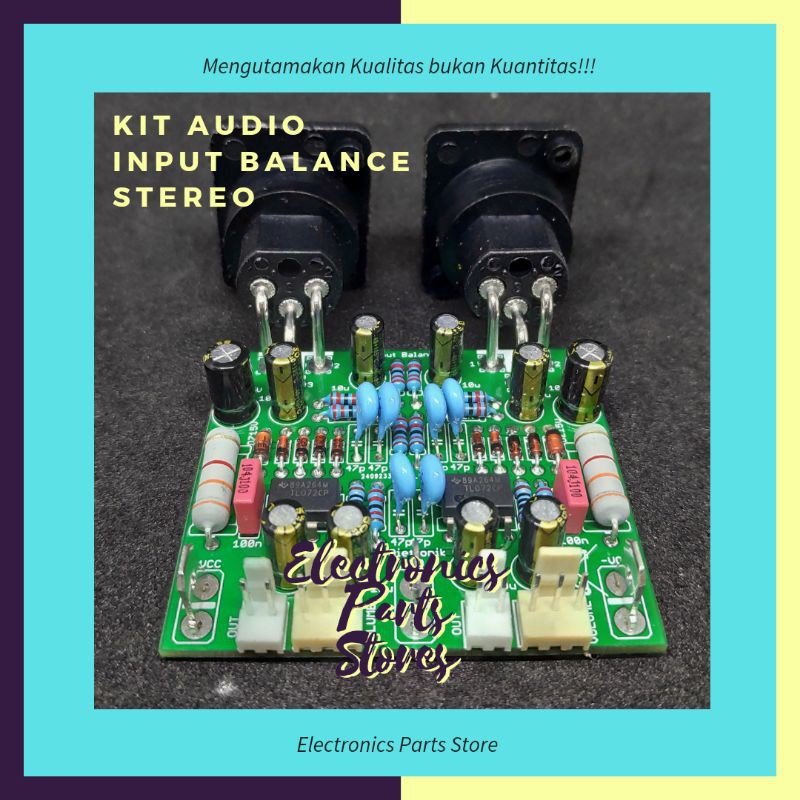 Jual KIT INPUT BALANCE STEREO KIT AUDIO KIT AMPLIFIER | Shopee Indonesia