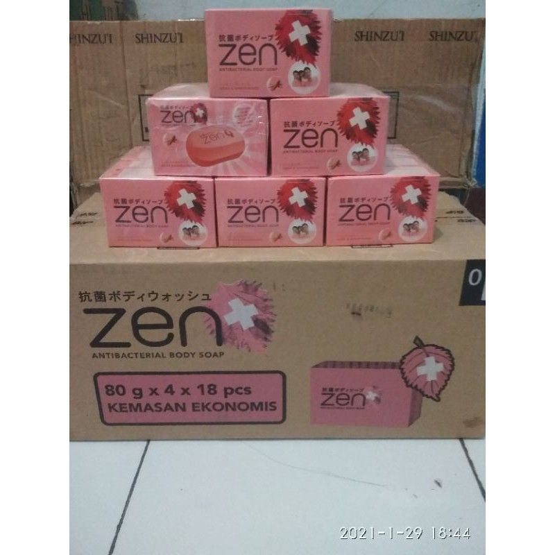 Jual ZEN+ / SABUN ZEN / ZEN SABUN MANDI BATANG 80gr | Shopee Indonesia