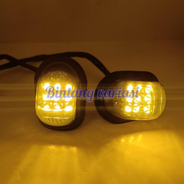Jual Lampu Sein Tempel Oval Besar - Sen Tempel Oval Besar - Sein Led Oval - Kuning | Shopee ...
