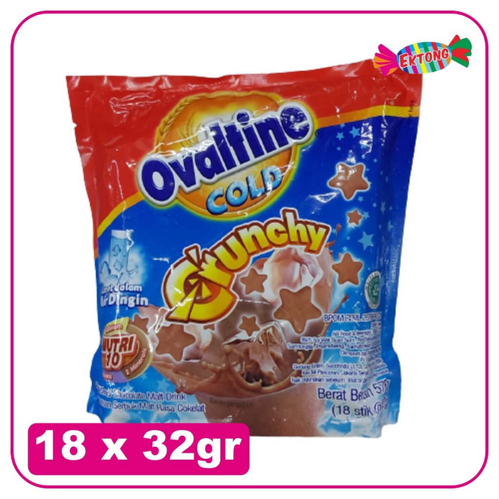 Jual OVALTINE CRUNCHY ( COLD ) 18s X 32 GR | Shopee Indonesia