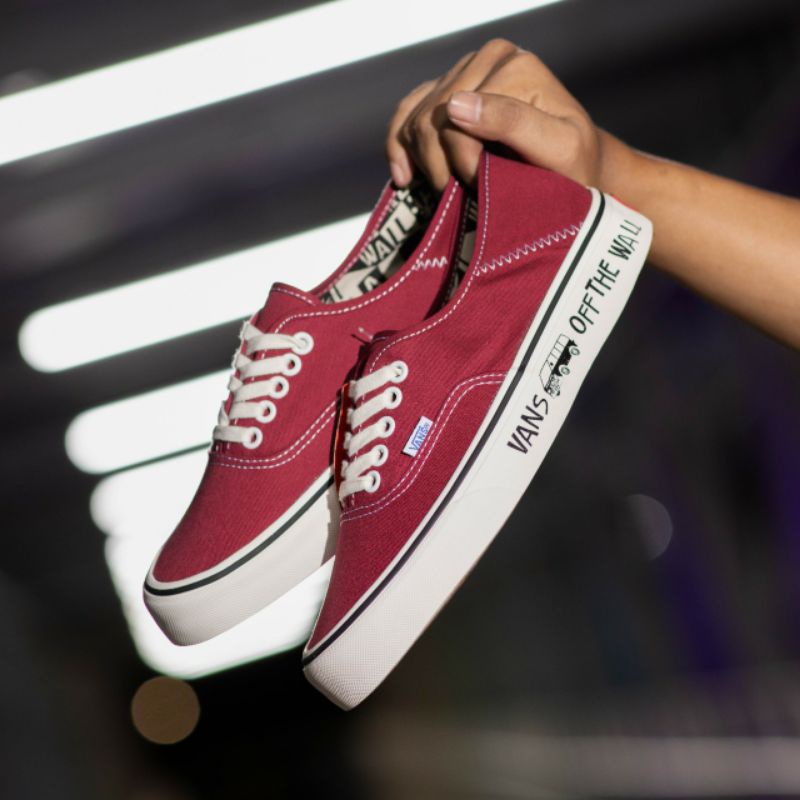 Jual VANS AUTHENTIC SF X YUSUKE HANAI RUMBA RED ORIGINAL 100% - SEPATU ...