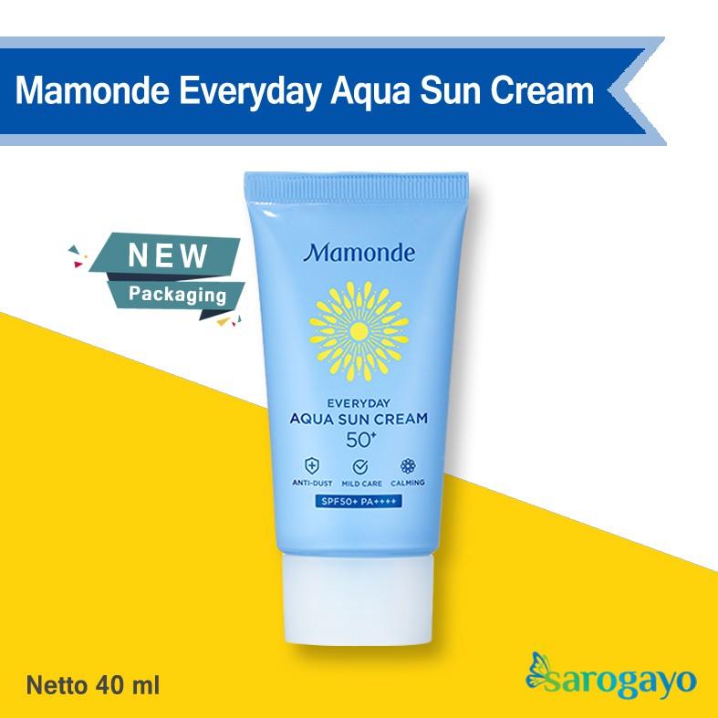 Jual [Sarogayo] READY Mamonde Everyday Aqua Sun Cream SPF 50+PA ...