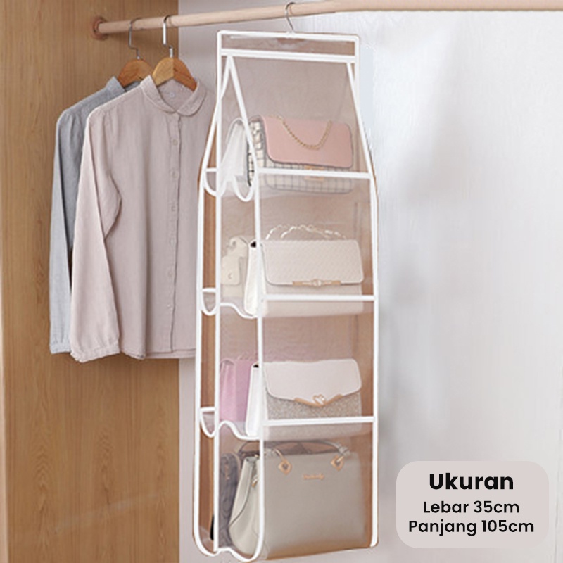 Jual Halu Rak Tas Gantung Bag Organizer Rak Bag Kotak Tempat ...