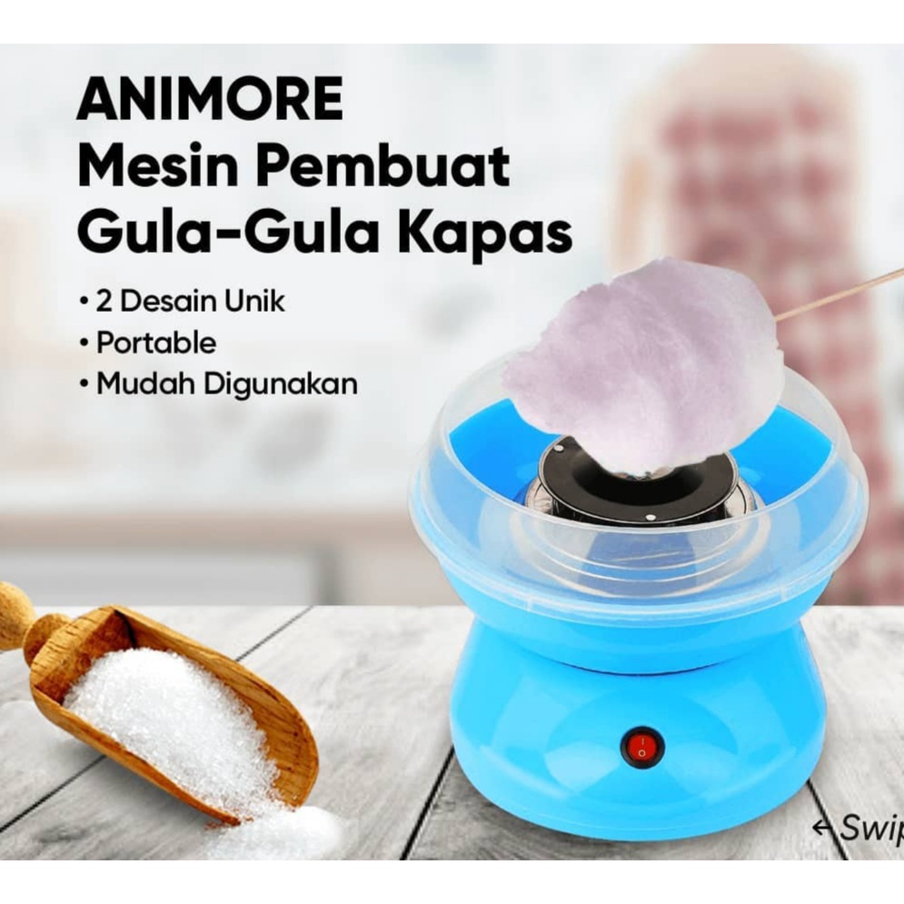 Jual COD Mesin Gulali Mini Electric Cotton Candy Floss Maker Alat ...