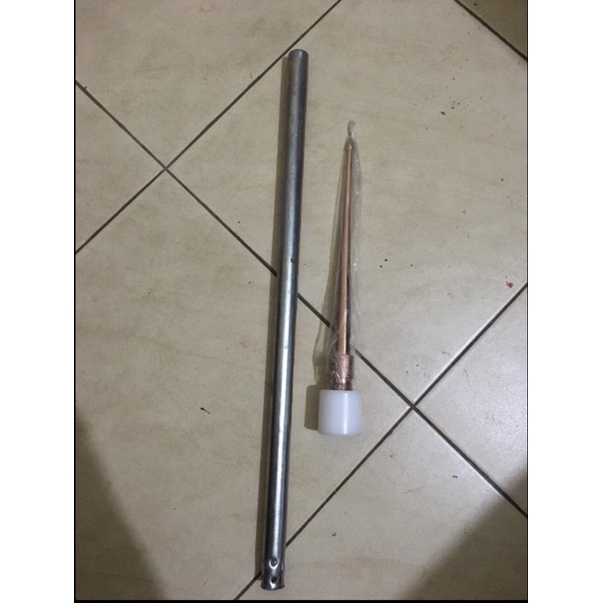 Jual Splitzen Penangkal Petir Split Tombak Full Tembaga Murni3/4 x 30cm ...