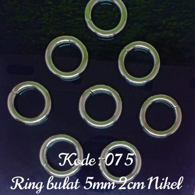 Jual Ring bulat besi ( harga satuan ) Ukuran 2cm s/d 8cm warna emas dan ...