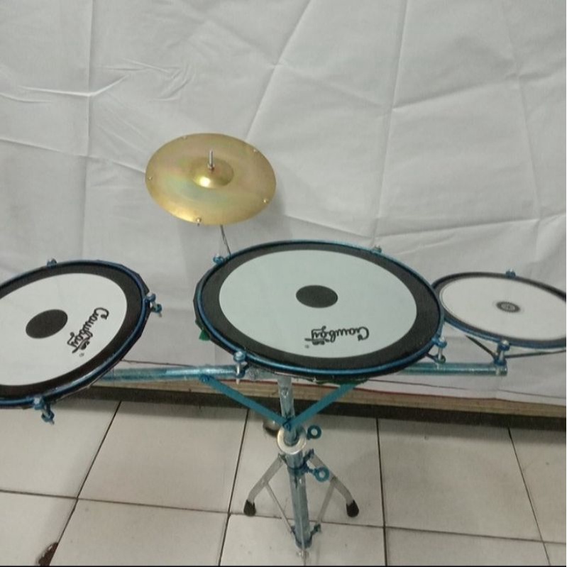 Jual Tam - Tam Drum Mini Kaki Besi Cowboy bonus stick drum | Shopee ...