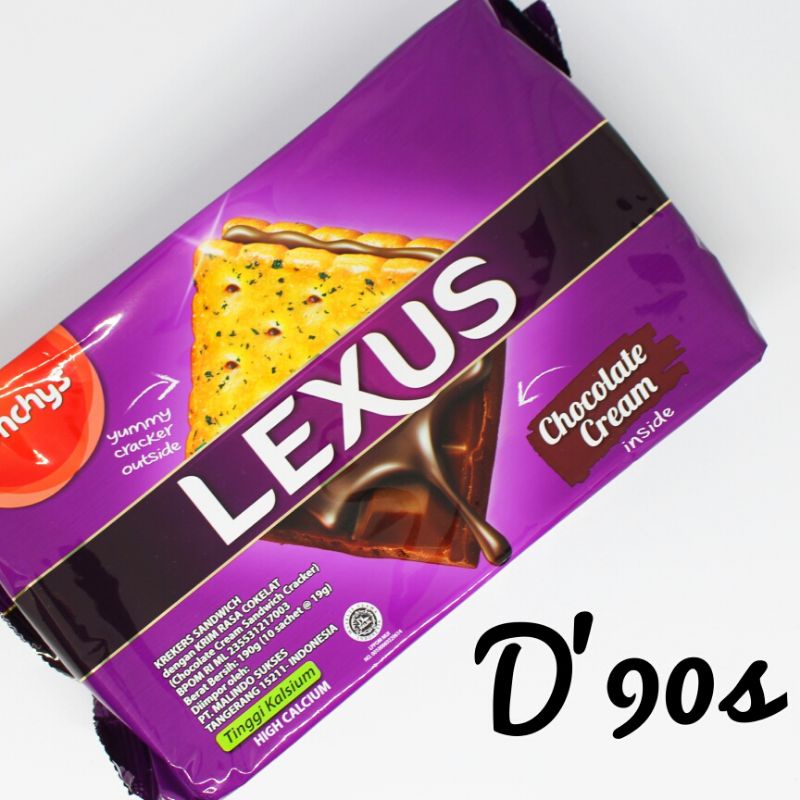 Jual Lexus Crackers with Chocolate Cream isi 10 sachets | Shopee Indonesia