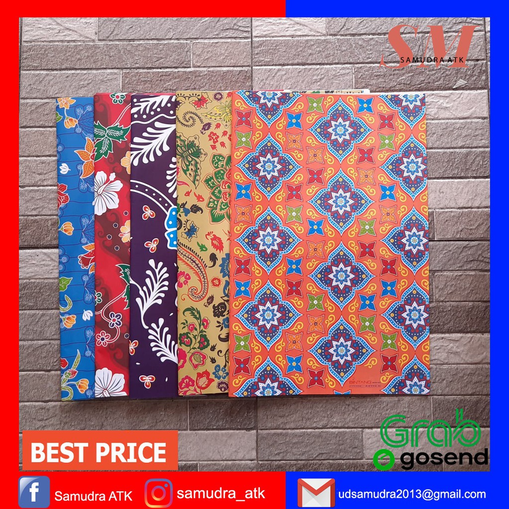 Jual KERTAS KADO BATIK TEBAL-10Lb Distributok ATK Lengkap - SAMUDRA @TK ...