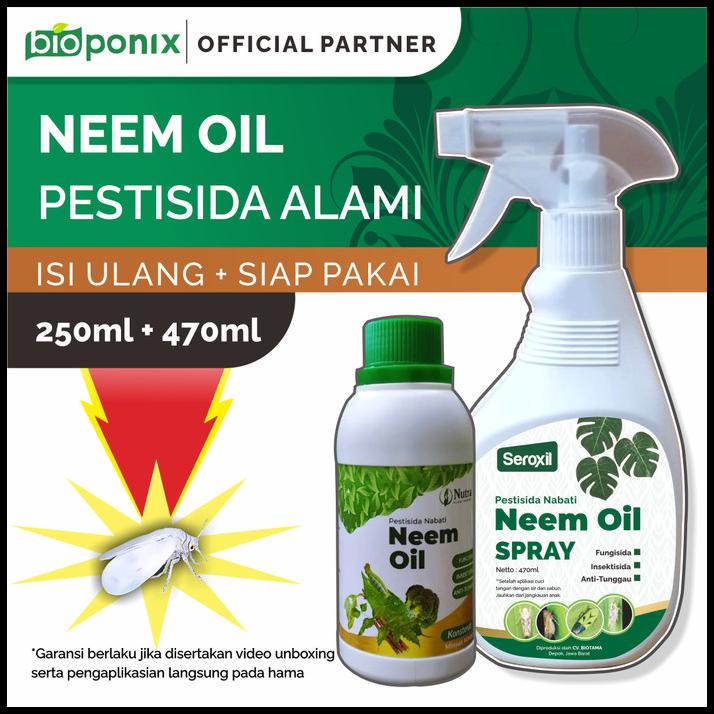 Jual Insektisida-Pestisida Organik / Mimba / Neem Oil 250Ml + Spray ...