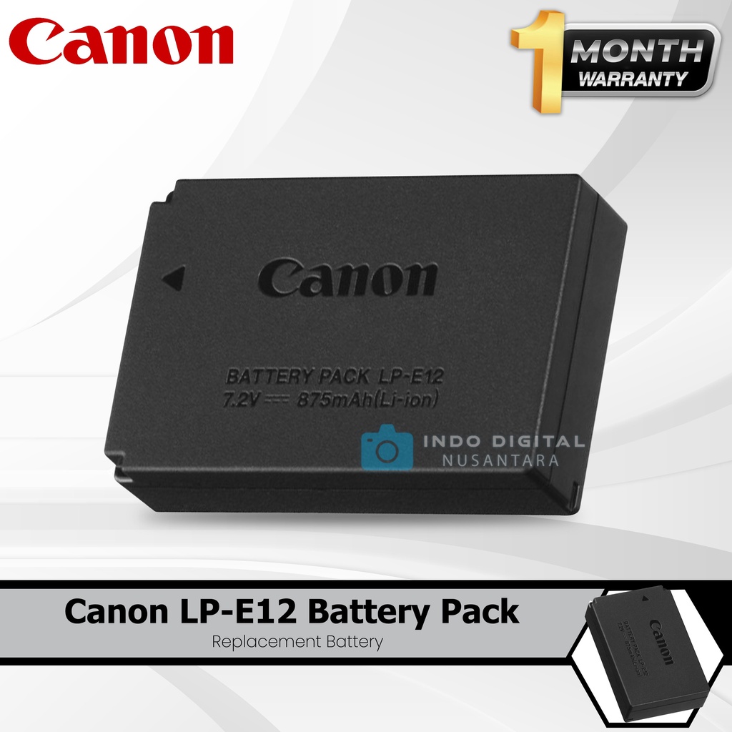 Jual BATERAI CANON LP-E12 | Shopee Indonesia