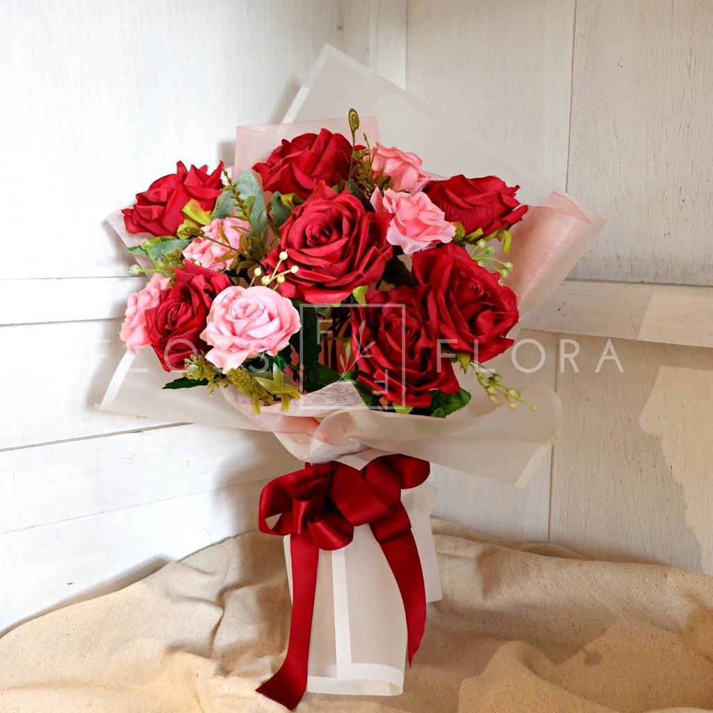 Jual Buket Bunga / Buket Bunga Palsu / Buket Bunga Rose / Classic Bloom ...