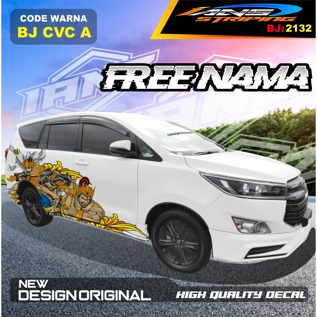 Jual VARIASI MOBIL INNOVA REBORN / VARIASI STICKER MOBIL AVANZA ...