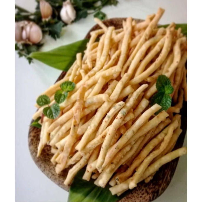 Jual STIK PANGSIT BAWANG ASIN | STIK GARLIC | KRIPIK BAWANG | STIK ...