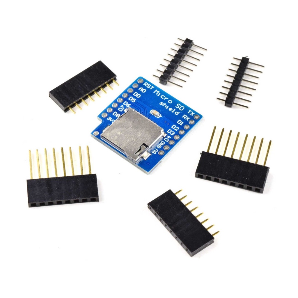 Jual Micro SD Shield for WeMos D1 mini TF / microSD data logger module ...